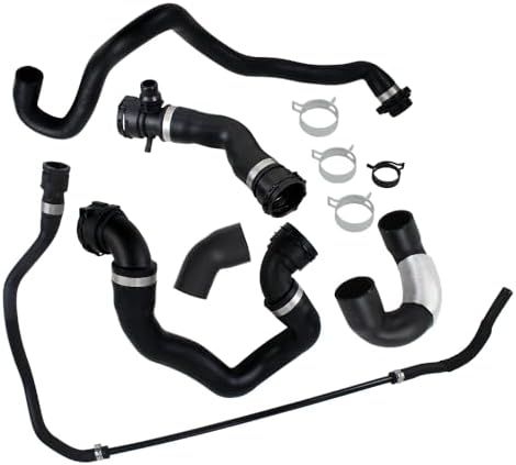 Amazon.com: 6Pcs 17127604542 Radiator Coolant Water Hose Pipe Kit ...