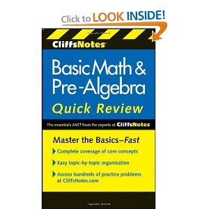 CliffsNotesBasicMathand PreAlgebra QuickReviewCliffs Quick Review ...