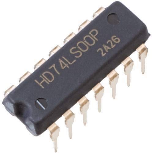 74LS00 Quad 2 Input NAND Gate IC - DIP-14 Package : Amazon.in ...