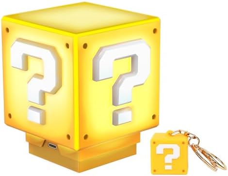 Rehenbsem Super Bro Question Block Night Light,Question Mark Block ...