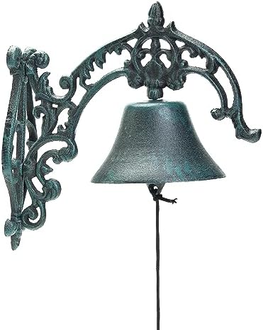 Amazon.com: Upstreet's Outdoor Bell & Indoor Dinner Bell/Made of Black ...