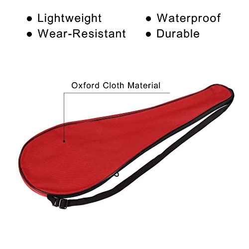 PATIKIL Badminton Racquet Cover, Lightweight Padded Double Racquet Bag ...