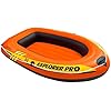 INTEX Bateau Explorer Pro 50 sans Rames, Orange, 137 x 85 x 23 cm ...