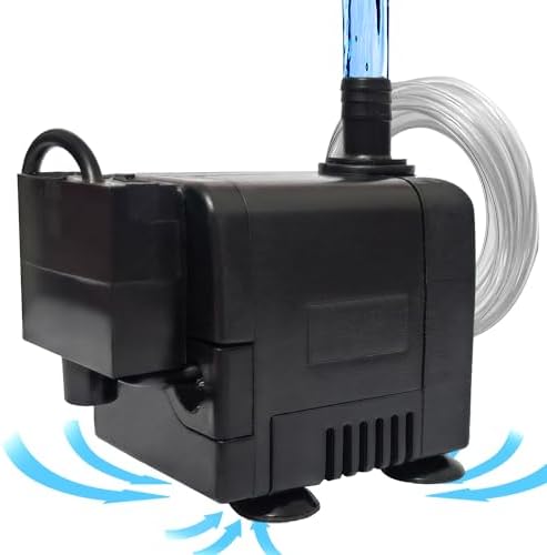 Upgraded Small Submersible Pump with Water Level Sensor, 6.5ft Lift ...