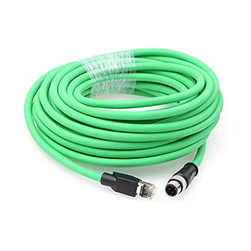 HangTon M12 Ethernet Cable for Sick Keyence IV2 SR-2000 Barcode Reader ...
