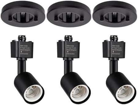 mirrea Flush Mount Monopoint Receptacle and Track Lighting Head E26 ...