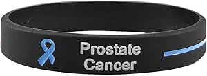 Amazon.com: YLYYJ Mens Womens Prostate Cancer Bracelets,Light Blue ...