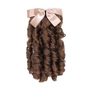 Amazon.com : Regency Ponytail Hairpiece with Bow Spiral Curl, Synthetic ...