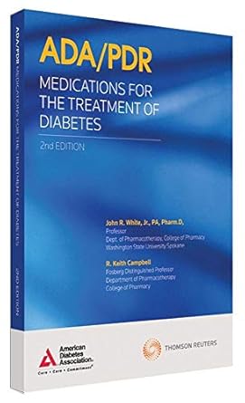 ADA / PDR Medications for the Treatment of Diabetes : PDR (Physicians ...