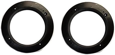 2 Pack Black Plastic 1" Depth Ring Adapter Spacer for 5.25"- 6" Car ...