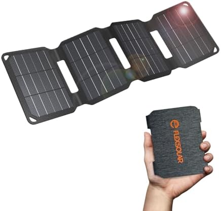 10W Mini Solar Panel, USB Solar Charger Foldable Portable IP67 ...