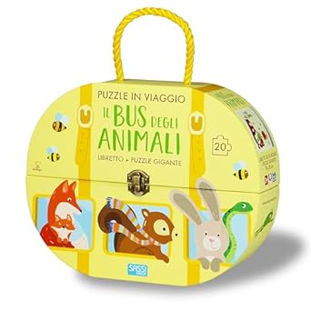 Il bus degli animali. Puzzle in viaggio. Ediz. a colori. Con puzzle ...