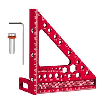 3d Multi Angle Woodworking Protractor, with Lightweight Design, 16.5cm ...