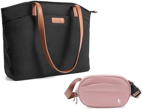 Amazon.com: tomtoc Tote Bag for Women & 1.5L Belt Bag with RFID ...