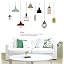 Buy rawpockets Vinyl Hanging Decor Light Lamps With Quote Self Adhesive ...