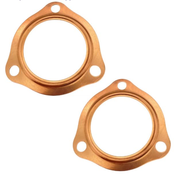 Amazon.com: 2pcs 2.5 inch Copper Header Collector Gaskets Reusable for ...