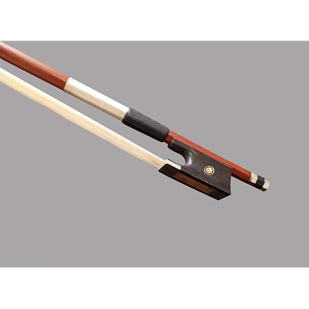 Amazon.com: New 4/4 full size quality wood / horse hair violin Bow ...