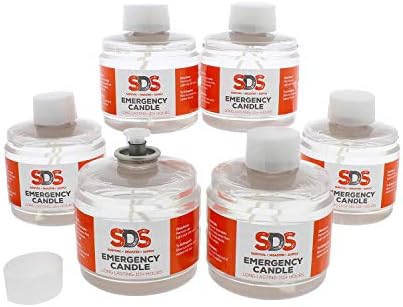Amazon.com: Candlelife Emergency Survival Candle (Set of 6) - 115 Hours ...