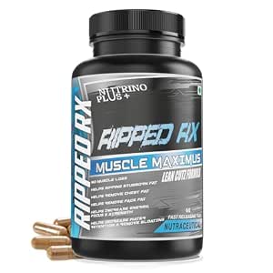 Nutrinoplus® Ripped RX Muscle Maximus | Fat Burner for Men & Women | L ...