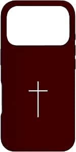 Amazon.com: Christian Cross Minimalist Dark Red Cranberry Background ...
