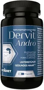 GoNet Dervit Andro 60 Kapseln DHT Blocker Androgenetische Haarausfall ...