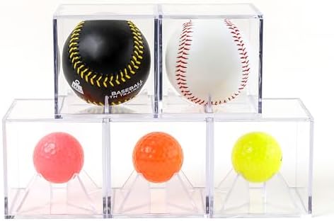 Amazon.com: Peak Athletix Baseball & Golf Ball Display Case Acrylic ...