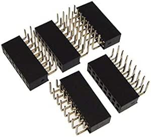 Amazon.com: 16 POS 2x8 2.0mm Pitch Female Socket Header Right Angle ...