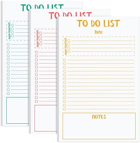 Amazon.com : Daily to Do Notepads - Task Checklist planner, Time ...
