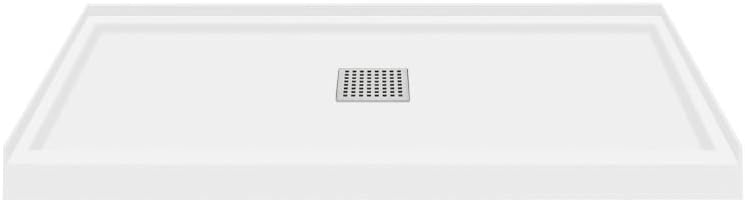 Transolid FL4836C-31 Linear 48-in L x 36-in W Single Threshold Shower ...