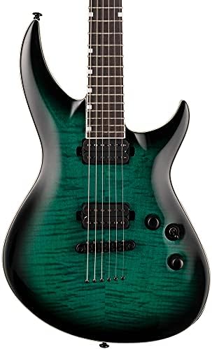 Amazon.com: ESP 6 String LTD Deluxe H3-1000 Electric Guitar, Black ...