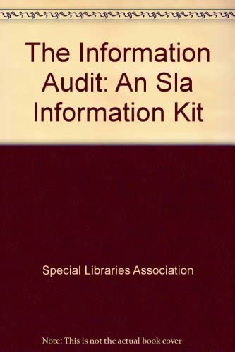 Amazon.com: The Information Audit: An Sla Information Kit ...