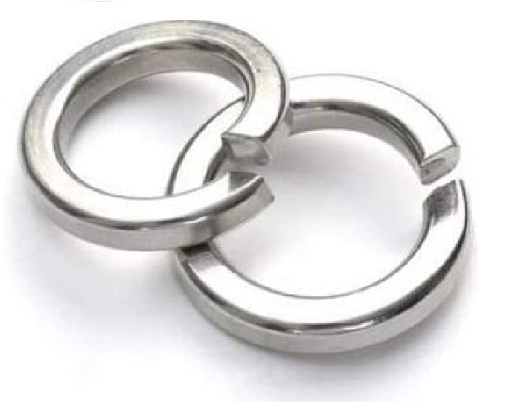 TERF M8 Rectangular Section Spring Washer M8 (8mm) Steel Split Lock ...