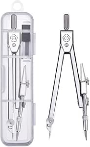 Amazon.com : Protractor and Compass Set, Compass Protractor Set ...