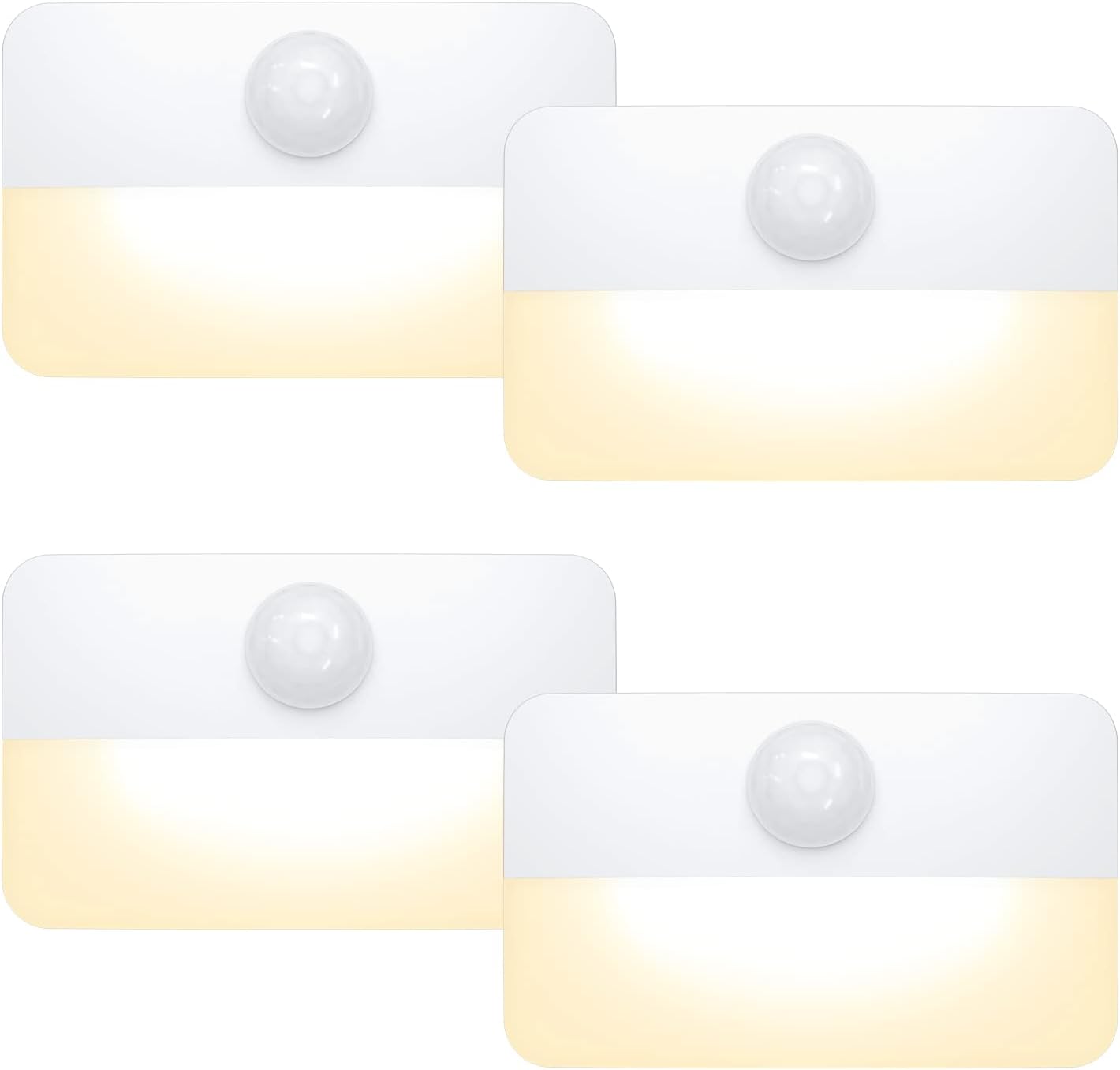 AMIR Mini Motion Sensor Light, Cordless Battery-Powered LED Night Light ...