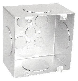 4-11/16 Inch Square Box 3 Inch Deep With 1-1/2 Knockouts-2 per case ...