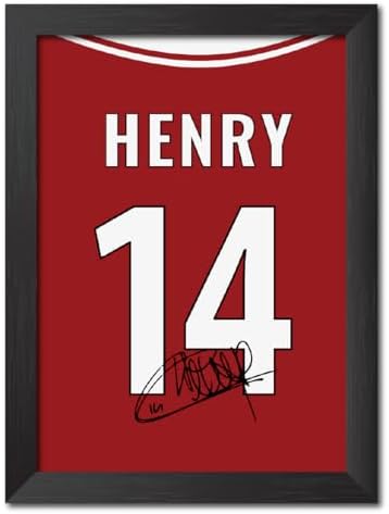 TenorArts Arsenal Thierry Henry Poster Frame Arsenal Jersey Print ...
