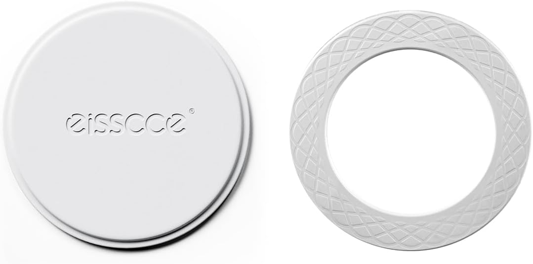 Amazon.com: Slim Flat Stick-on Magnetic Wall Sticker for Phones ...