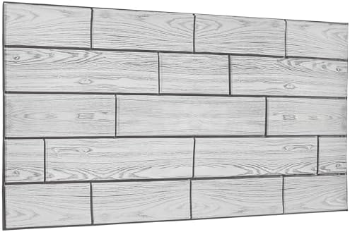 Amazon.com: Faux Wood 3D Wall Panels 37.8’’ x 18.9’’ - 10 Sheets ...