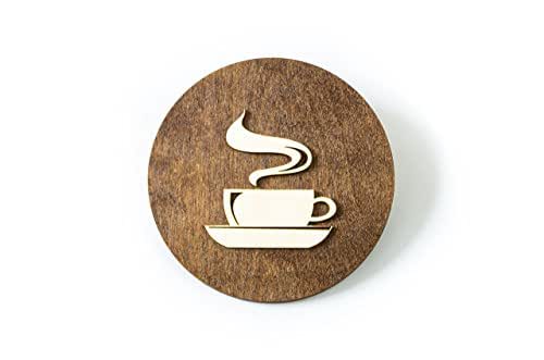 Amazon.com: Coffee Bar, Restroom Door Sign, Toilet Plate, Toilet Plaque ...