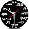Math Wall Clock, Acrylic Creative Modern Silent Unique Design ...