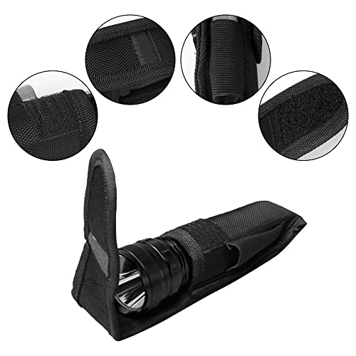 Tactical Flashlight Pouch Holster, Torch Case Holder Heavy Duty Flash ...