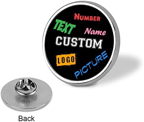 Amazon.com: Keylfo Custom Pins Buttons 1/5/50 Bulk Design Your Picture Text Personalized Hat ...