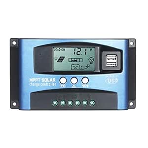 MPPT Solar Charge Controller Dual USB Solar Controller Smart L Screen ...