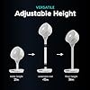 IRIS USA WOOZOO Pedestal Standing Fan with Remote Control