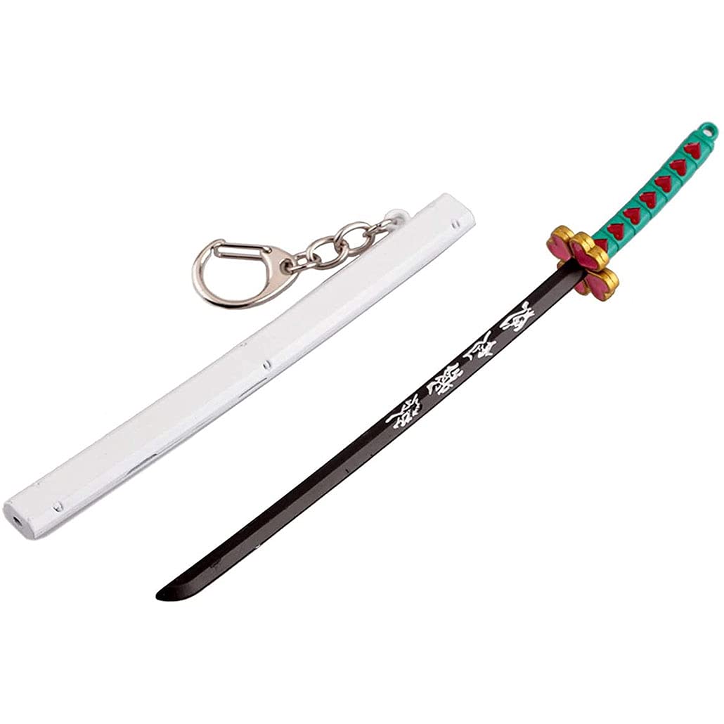 Mini Toy Katana Keychain With Scabbard For Demon Slayer Kanroji ...