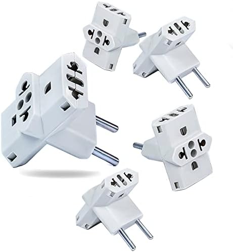 Kit com 10 Adaptadores Tomada Benjamim T 3 Entradas Multiplicador de ...