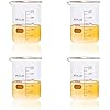 Amazon.com: ULAB Scientific Glass Beaker Set, Vol. 250ml, 3.3 Borosilicate Griffin Low Form with ...