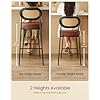 Amazon.com: VASAGLE Bar Stools Set of 2, Bar Height Stools with Rattan ...