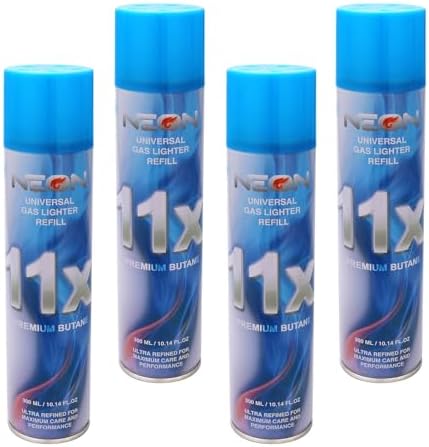 Amazon.com: Neon Butane Fuel, 11X Butane Refill 300ml Refined Butane ...