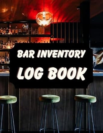 Amazon.com: Bar Inventory Log Book: Checklist item, tracking product ...